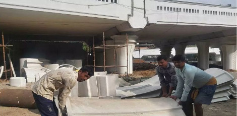 Live Chennai: Anna Flyover in Chennai Undergoing Renovation and ...