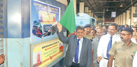 Live Chennai: Golden Jubilee of Brindavan express trains,Golden Jubilee ...