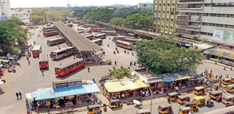 Live Chennai: Construction of a bus stand on the Chennai-Bengaluru ...