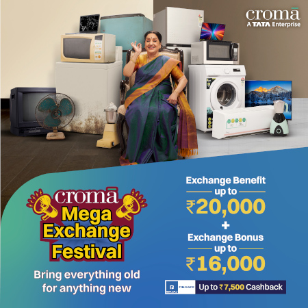 Live Chennai: Croma announces year-end biggest sale, "Mega Exchange ...