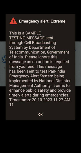 Live Chennai: NDMAs Cutting-Edge Emergency Alert System Tested in South ...
