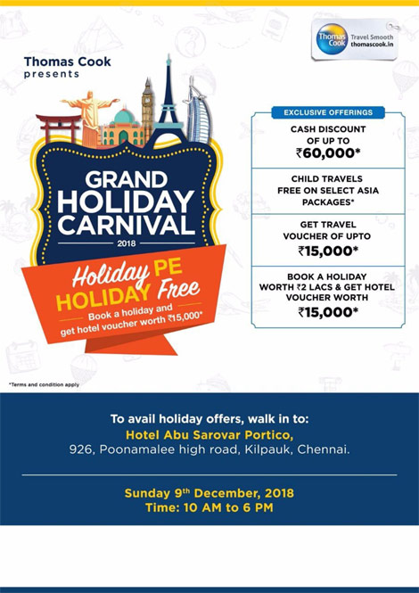 Live Chennai: Grand Holiday Carnival (9th Dec),Grand Holiday Carnival ...
