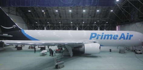 Live Chennai: Amazon introduces its own plane Prime Air for its goods ...