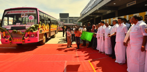 Live Chennai: Inauguration of the renovated buses today at the Island ...
