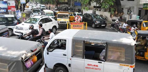 Live Chennai: Soon we might not see any signal near Crown Plaza hotel ...