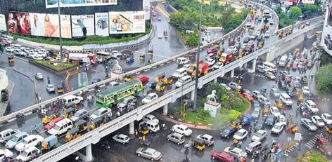 Live Chennai: Anna flyover is being beautified ï¿½ Highways initiative ...