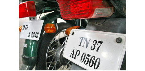 Live Chennai: What are the charges for getting a fancy number for ...