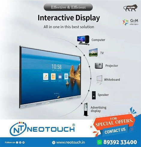 Live Chennai: Neotouch Unveils Cutting-edge Interactive Flat Panels and ...