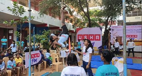 Live Chennai: Usha International nurtures talent at grassroot level ...