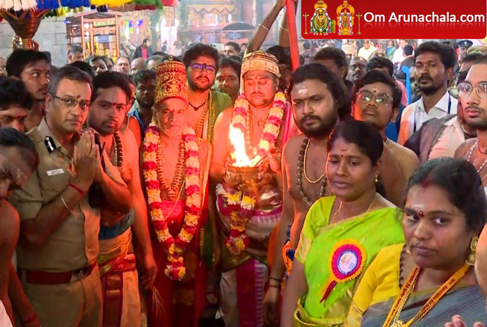 Live Chennai: Karthigai Deepam 2024: Bharani Deepam Lit at ...